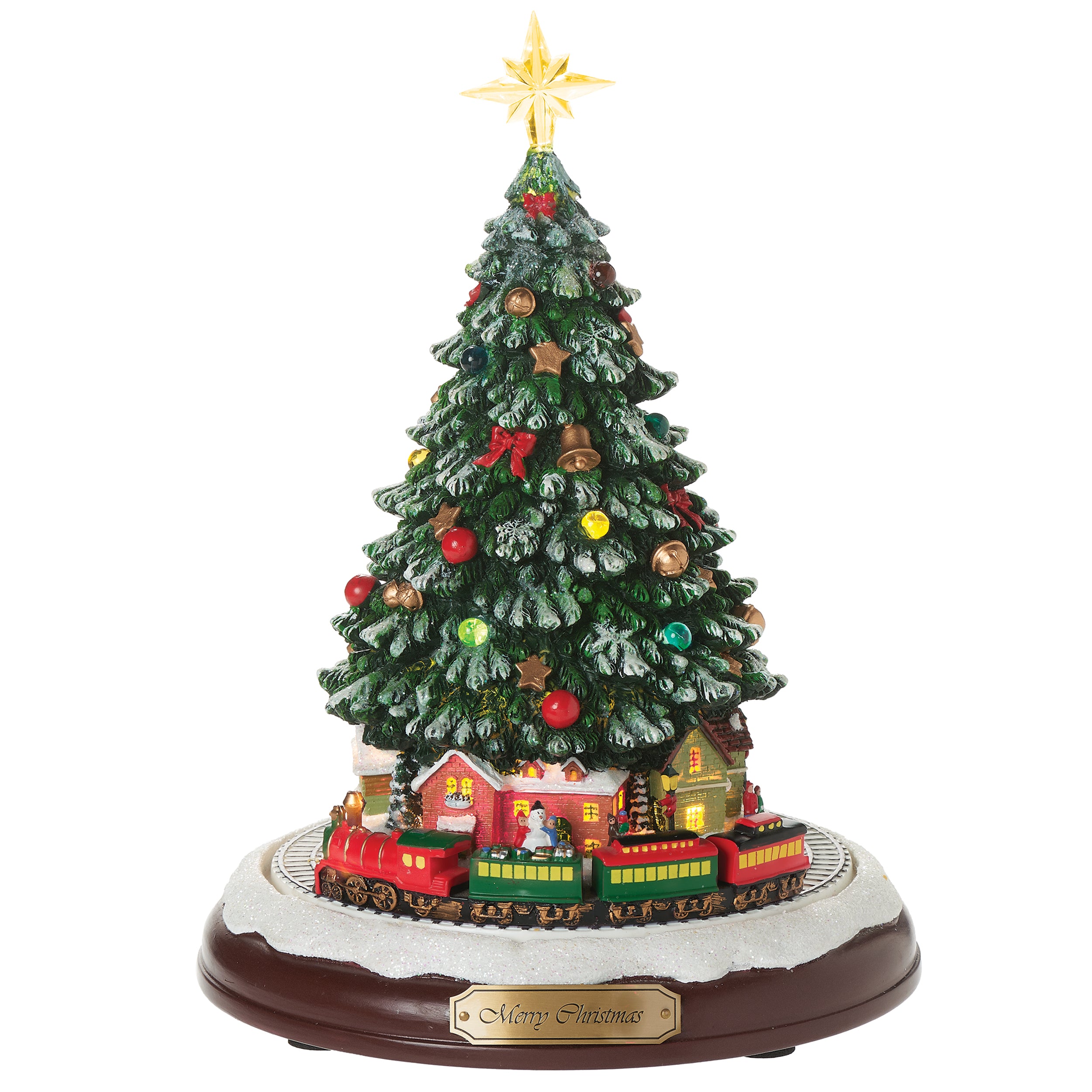 Amusements Musical Tree with Train & Lights