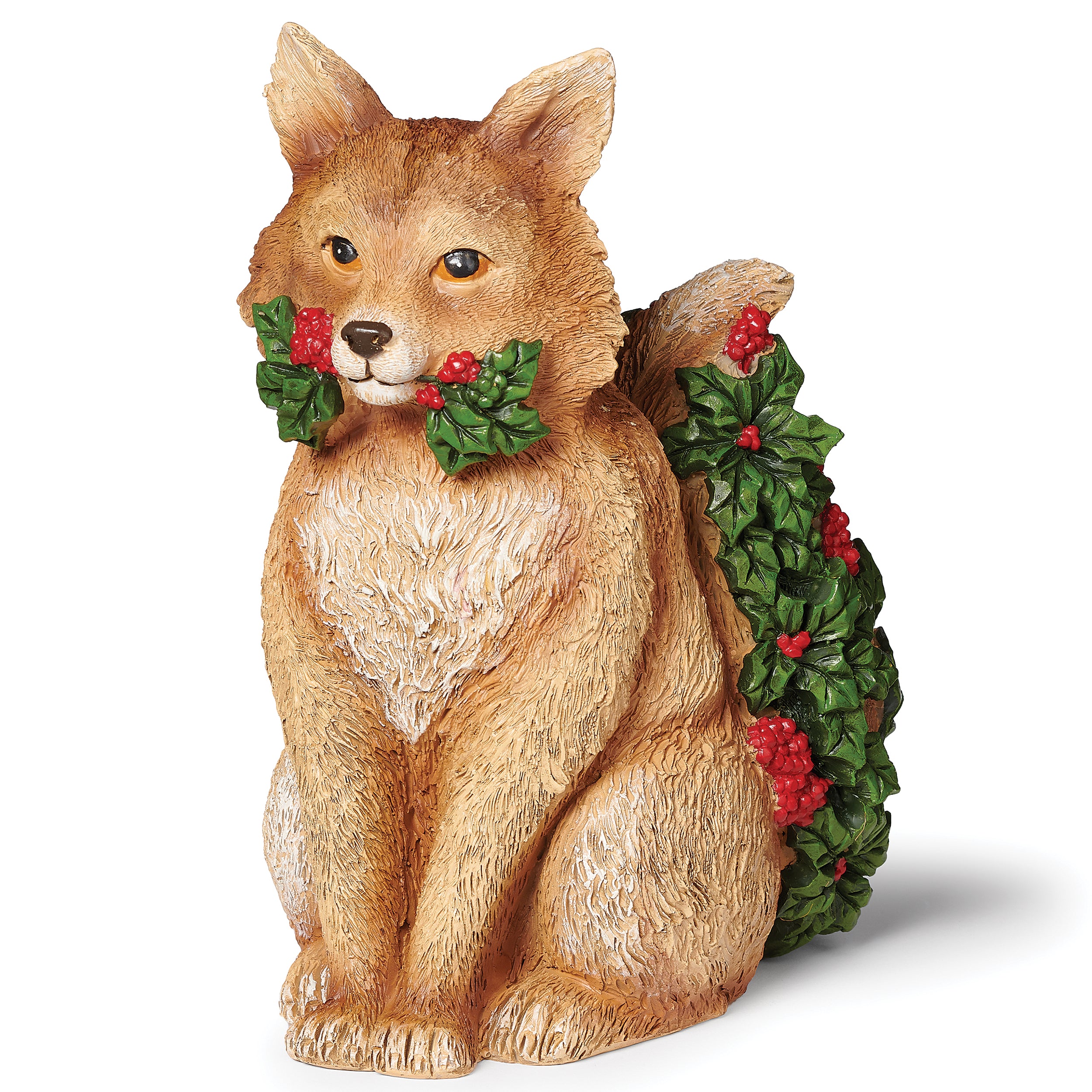 Fox Wood Carved Figure - Timber Tails