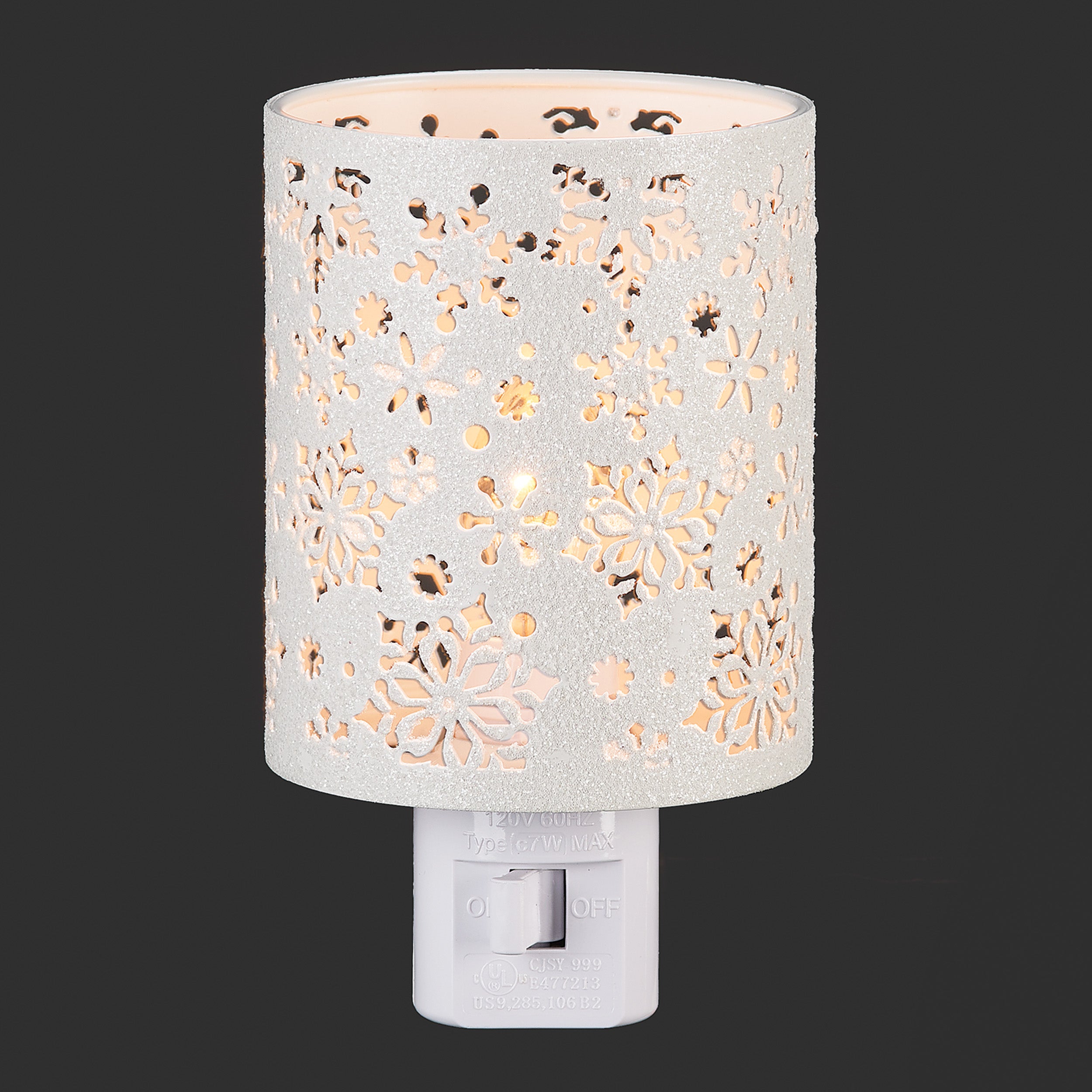 Roman Lights Layered Snowflake Night-Light