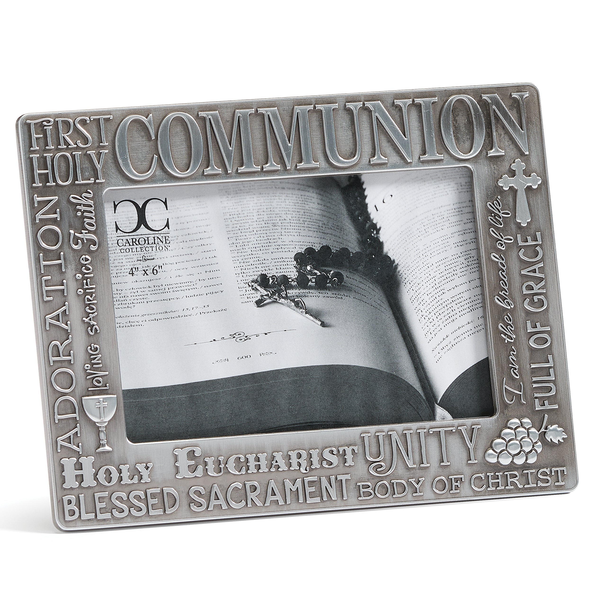 First Communion Word Frame 4x6 ‚Äì Caroline Collection